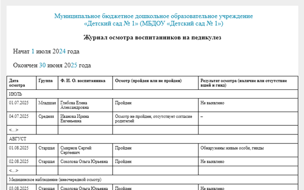 Новые материалы для профилактики педикулеза в детском саду| Информационный портал resobr.ru